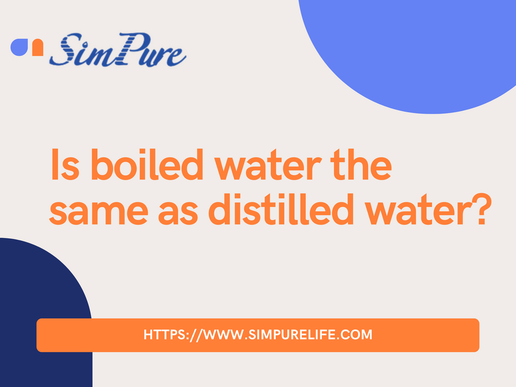 how to boil distilled water