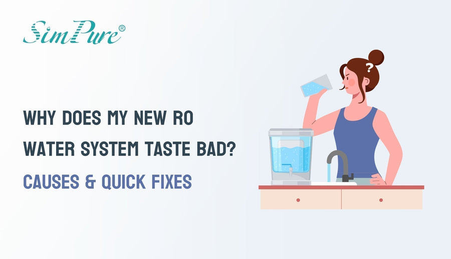 Why Does My New RO Water System Taste Bad? Causes & Quick Fixes