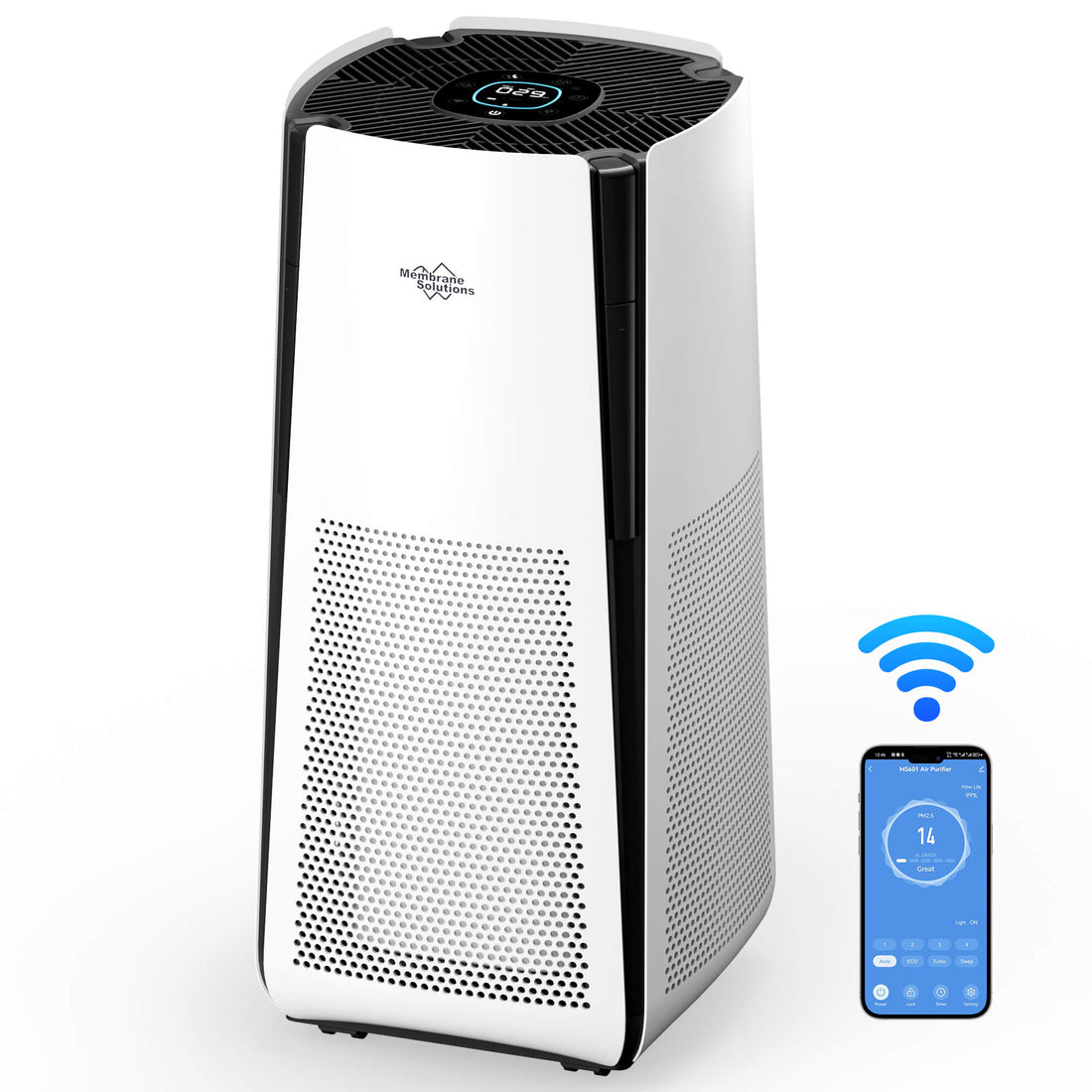 MS601 Extra Large Room HEPA Air Purifier with Pets & Allergen Removal