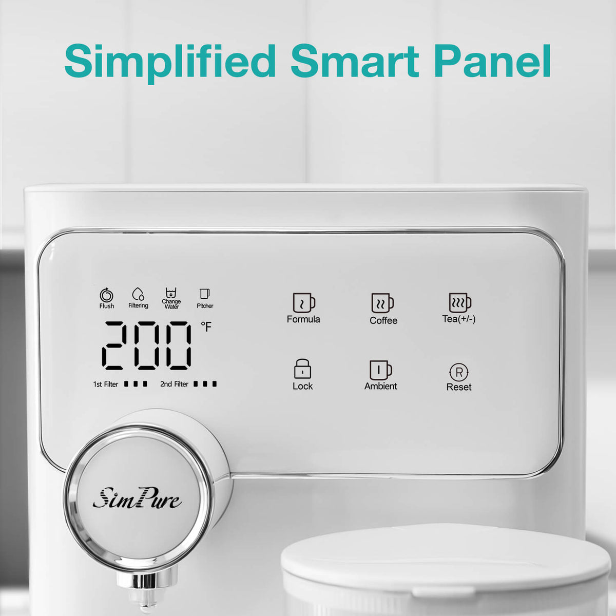 SimPure Y10H Countertop RO Instant Hot Water Filter Dispenser