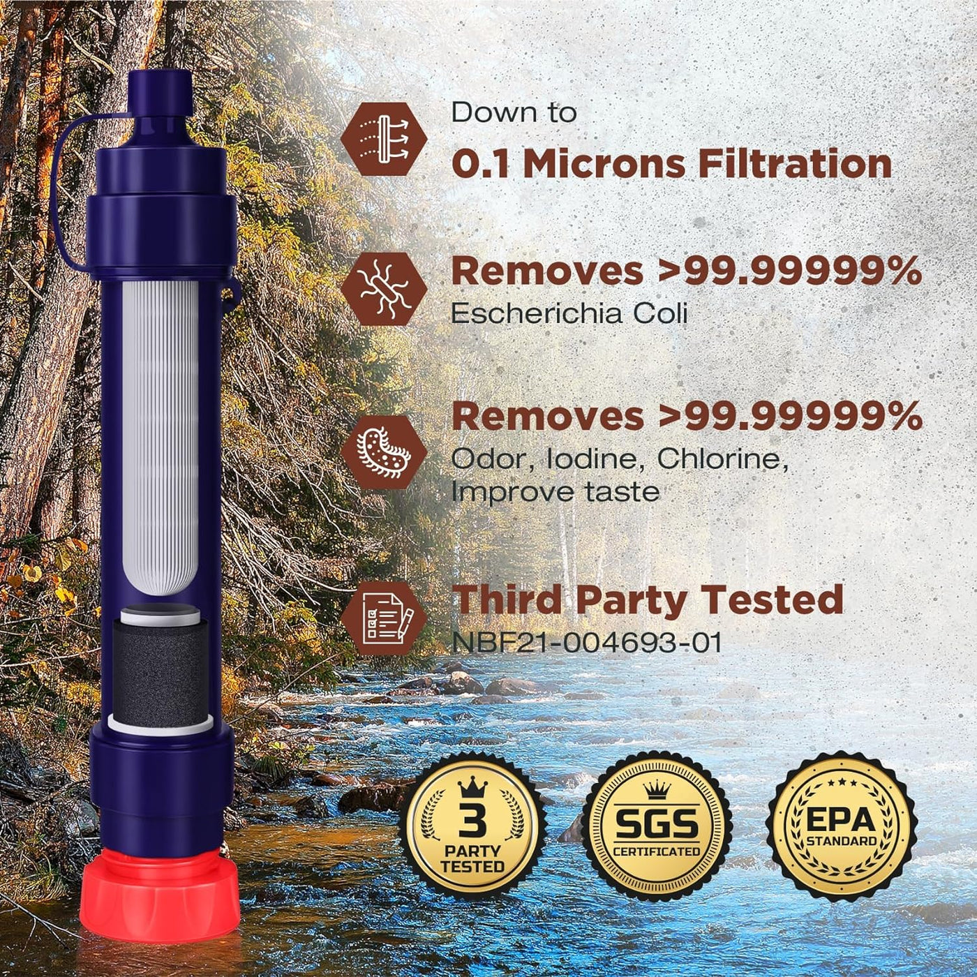 SimPure Outdoor Water Filters Filtration Systems