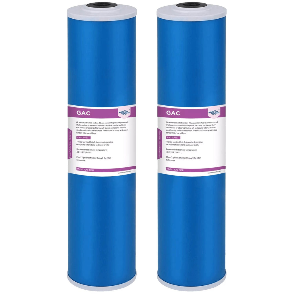 Membrane Solutions 20" x 4.5" GAC Granular Activated Carbon Water ...