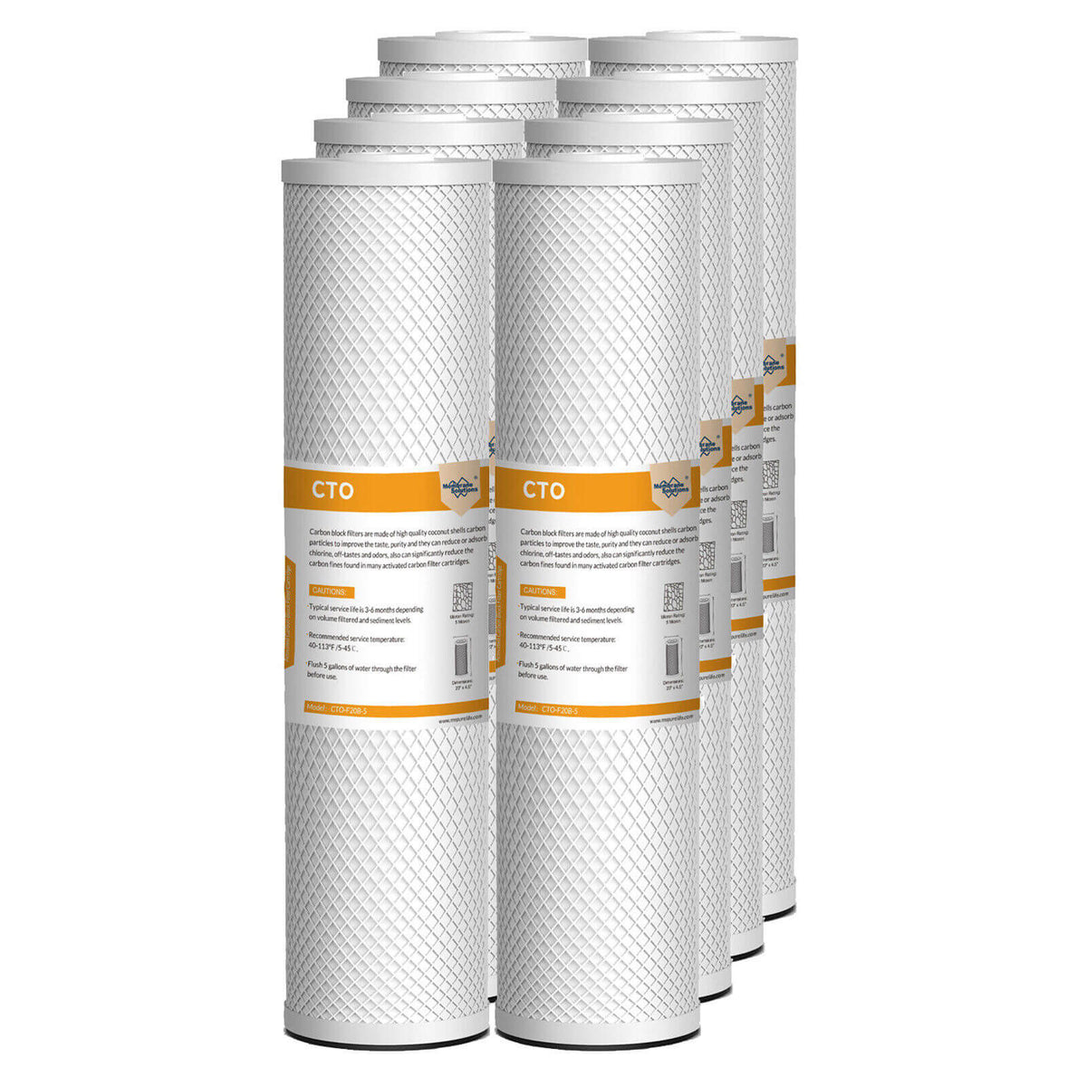 Membrane Solutions Coconut Shell Activated Carbon Whole House Sediment ...