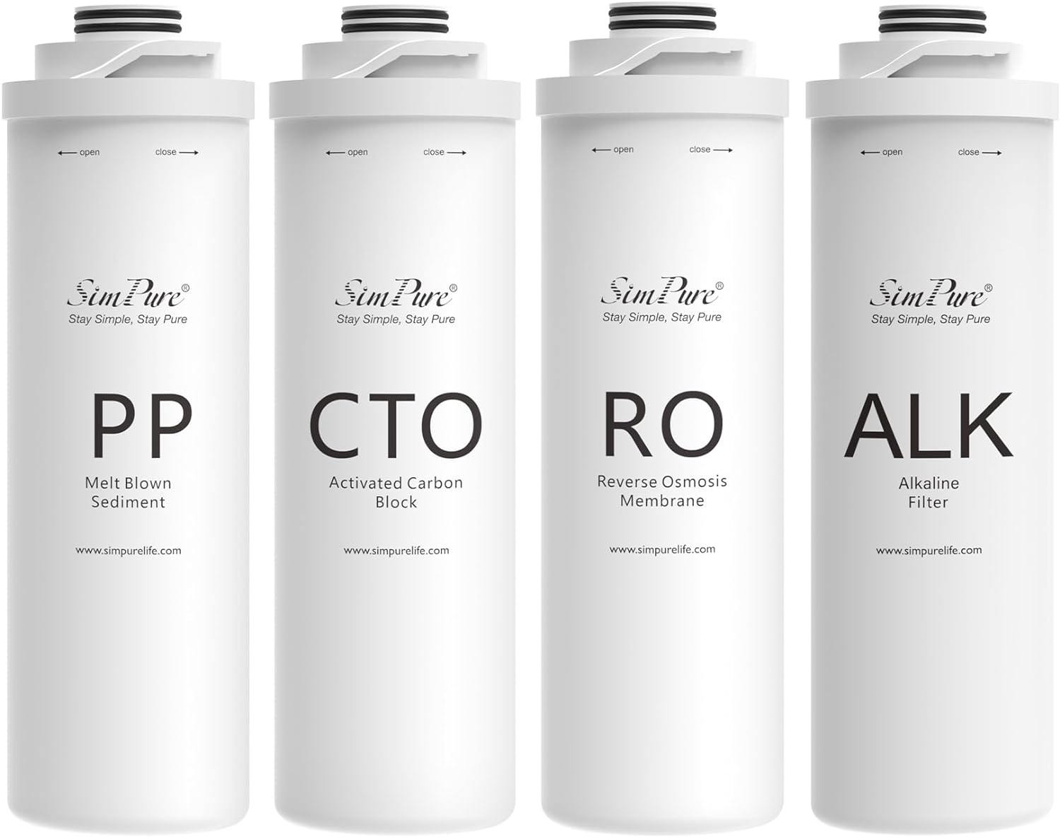 SimPure T1-400 ALK One Set of Replacement Filter SimPure T1-400 ALK One Set of Replacement Filter