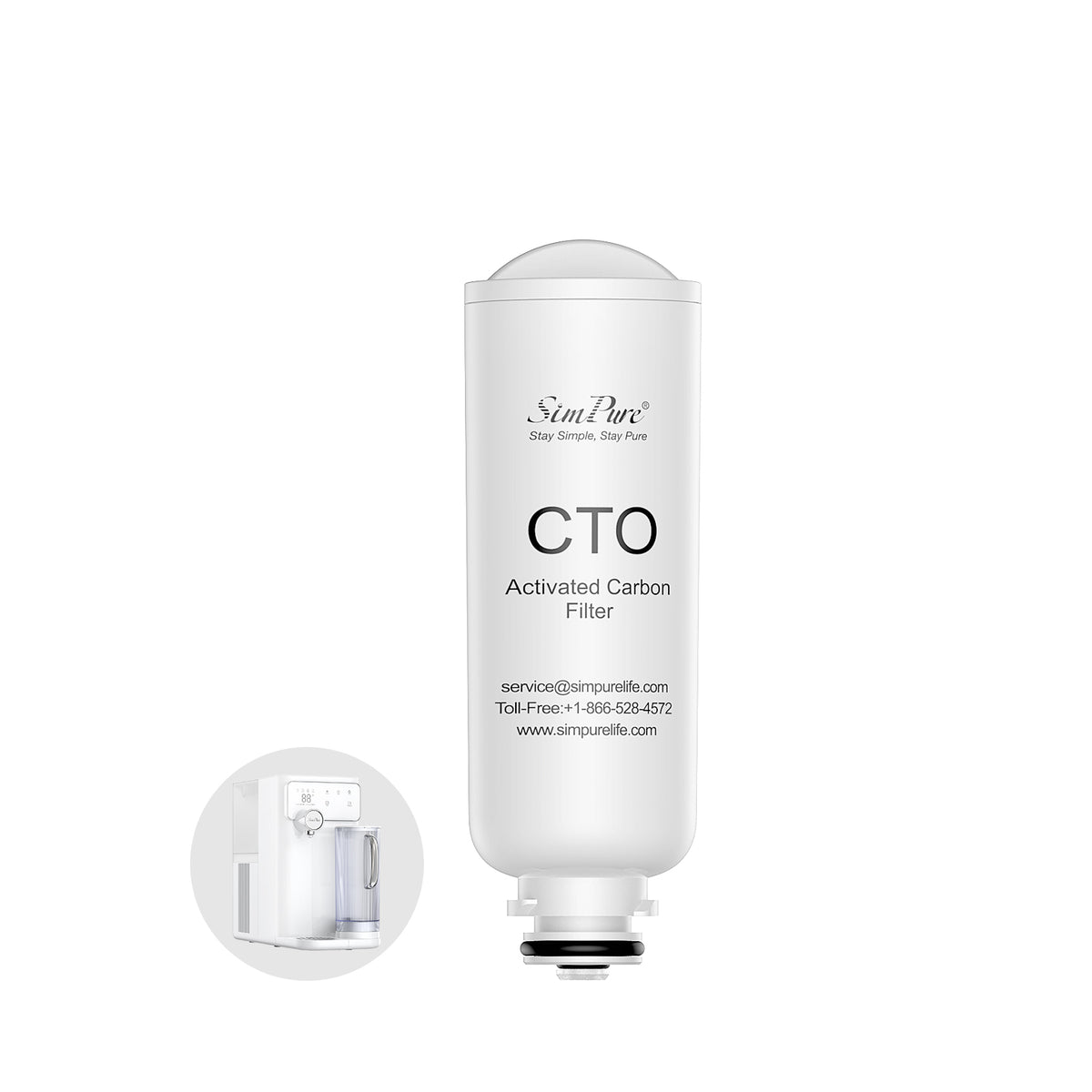 SimPure Best Countertop Reverse Osmosis RO Systems