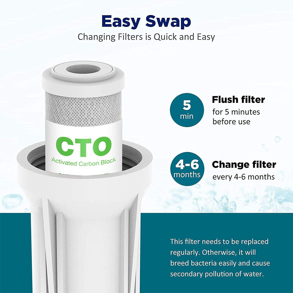 Coconut Shell Activated Carbon Block Whole House Sediment Water Filter ...